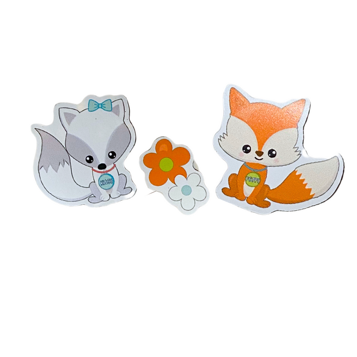 Flippy & Kitsy Fox Stickers – Flipping Holder